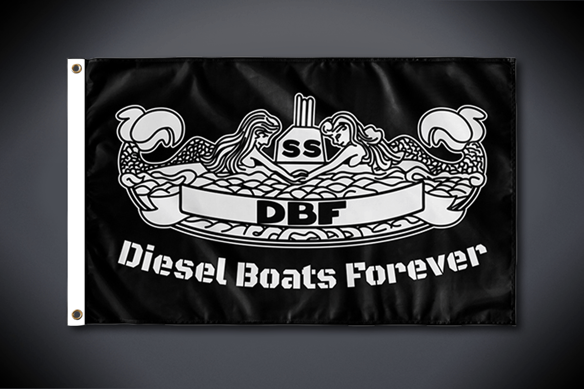 Diesel Boats Forever DBF Flag (Double Sided - Outdoor Use) — Silent ...