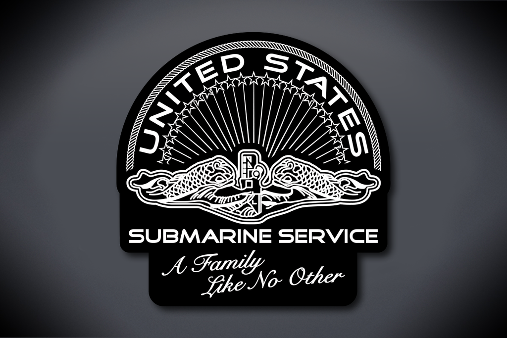 United States Submarine Service Printed Vinyl Decal Collection — Silent ...