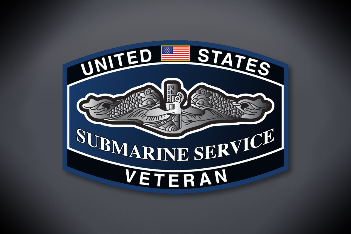 United States Submarine Service Veteran Vinyl Decal — Silent Service ...