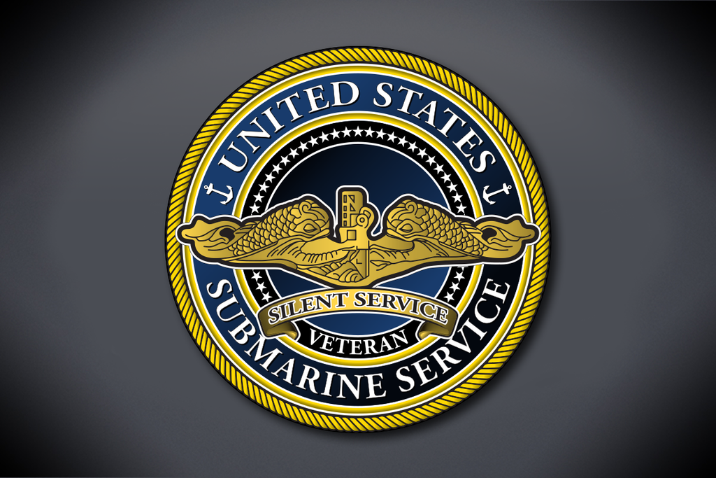 United States Submarine Service Printed Vinyl Decal Collection — Silent ...