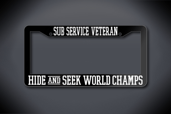 United States Submarine Service License Plate Frame Collection — Silent ...