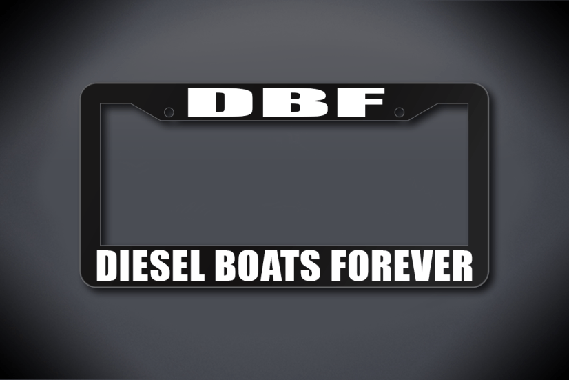 United States Submarine Service License Plate Frame - DBF (Diesel Boat ...