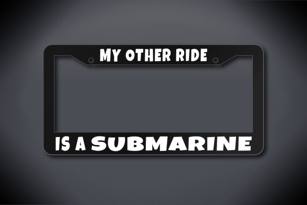 United States Submarine Service My Other Ride Is A Submarine License P ...