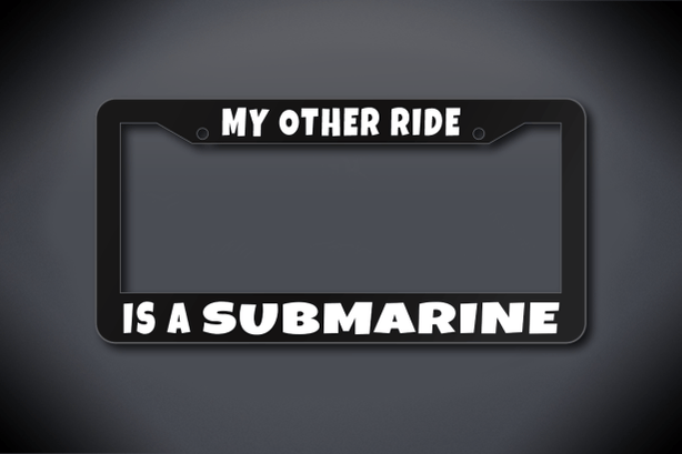 United States Submarine Service License Plate Frame Collection — Silent ...