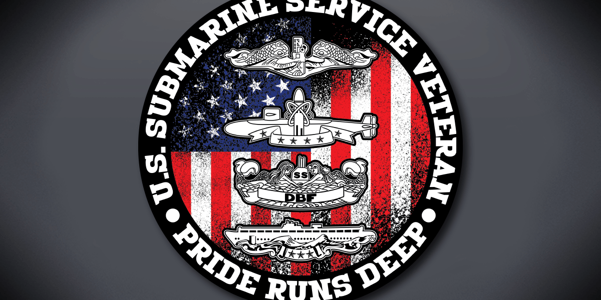 U.S. Submarine Service Veteran Pride Runs Deep Vinyl Decal — Silent ...